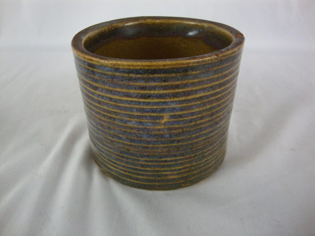 1950's Zanesville Homespun 4003 1/2 Stoneware Pottery Planter - Etsy