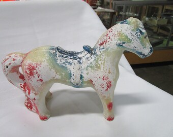 Chalkware Horse - Etsy