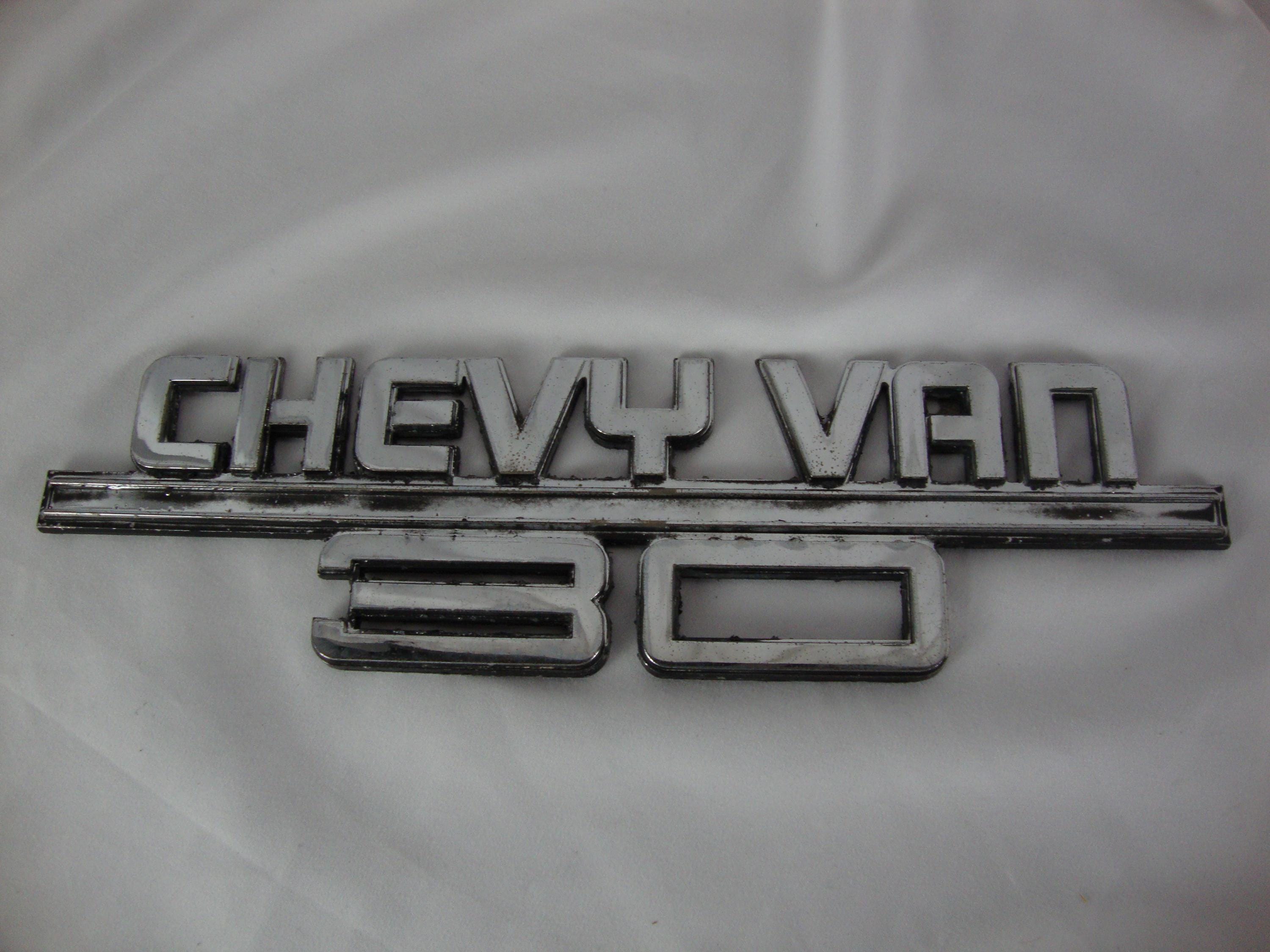 Vintage Chevy Van G30 Metal Emblem Diesel #14060365 - Etsy