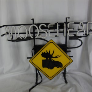 1990's Moosehead Beer USA Neon Beer Bar Man Cave Electric Sign - Etsy