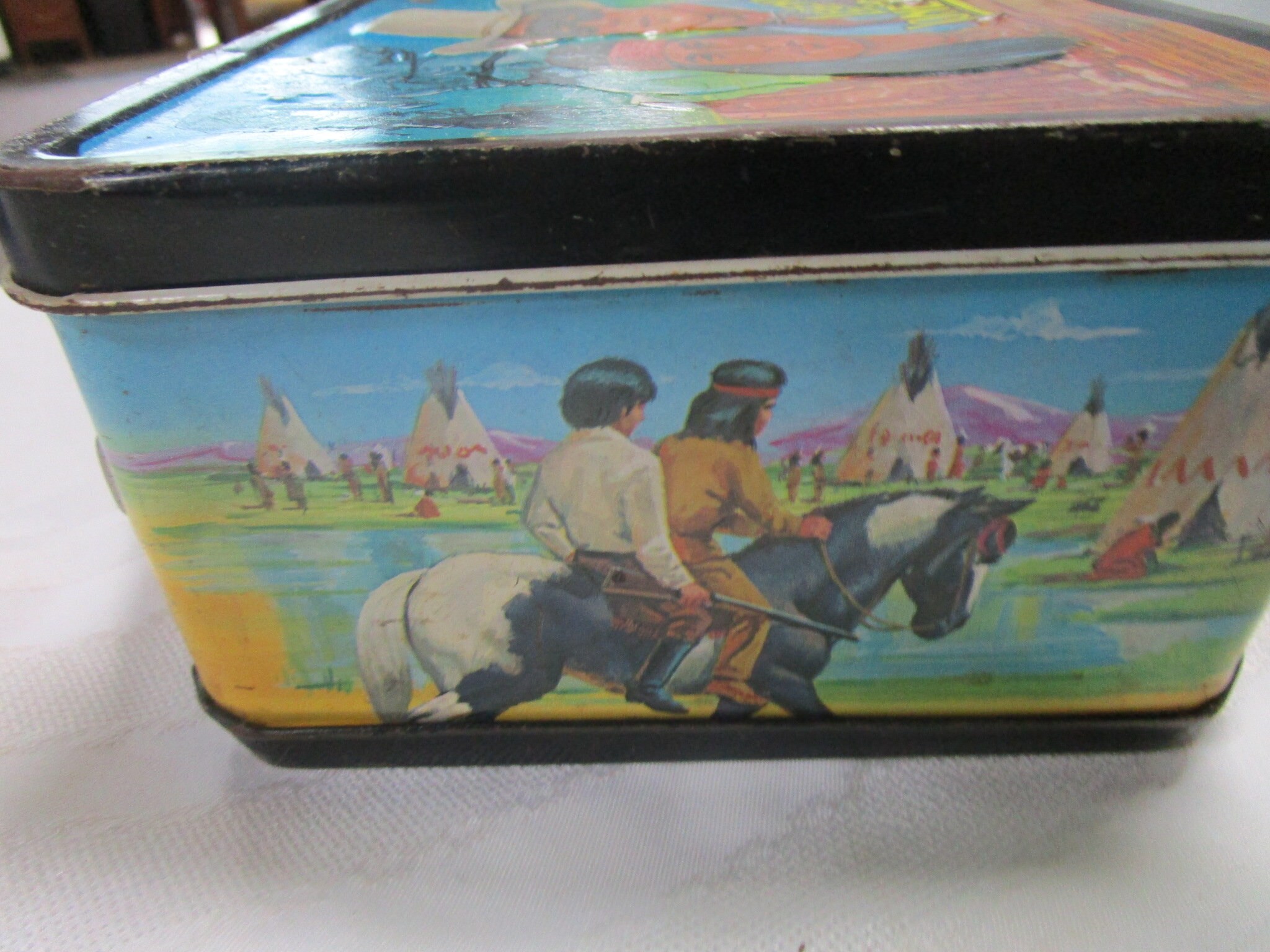 1980 Aladdin the Legend of the Lone Ranger Metal Kid's Lunchbox No ...
