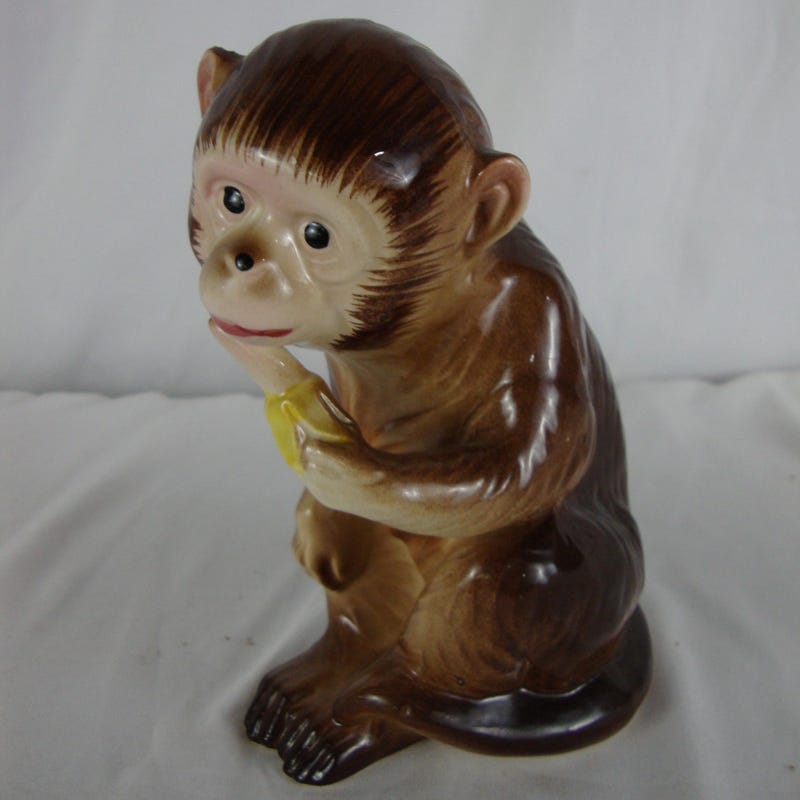 Ceramic Monkey - Etsy