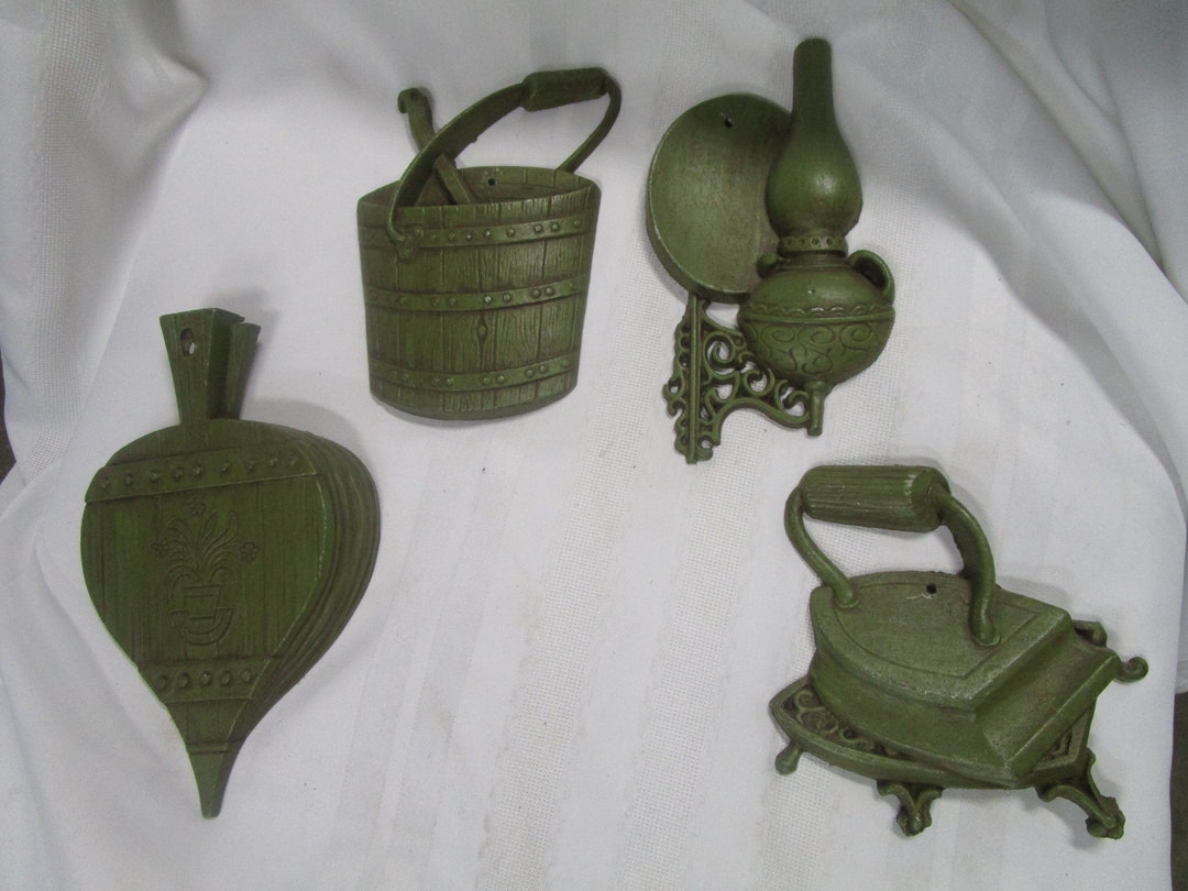 1966 Sexton USA Green Country Kitchen Art Wall Plaques - Etsy