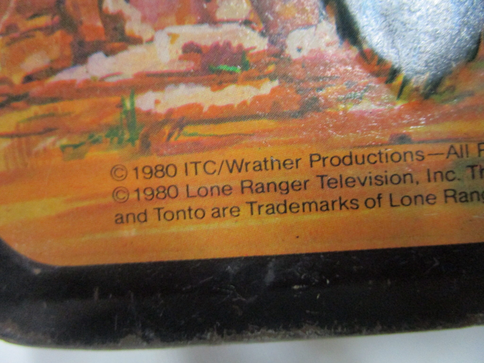 1980 Aladdin the Legend of the Lone Ranger Metal Kid's Lunchbox No ...