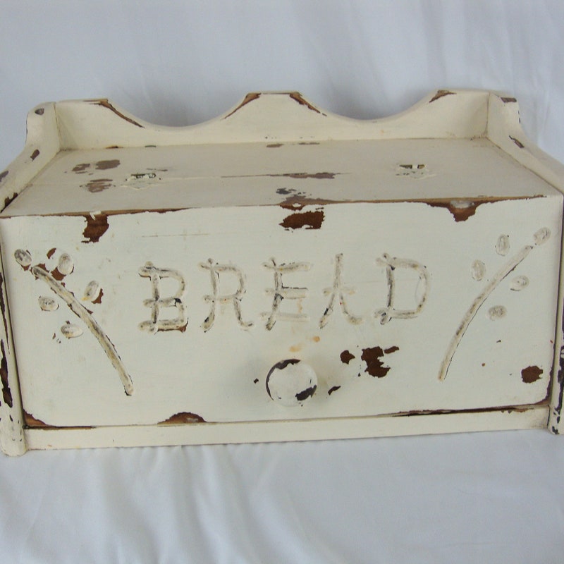 Vintage Bread Box - Etsy