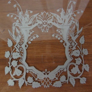 Vintage Clock Face Glass Flower and Vine Decor - Etsy