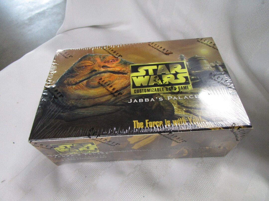 1998 Star Wars Jabba's Palace Expansion Display CCG Limited Edition ...