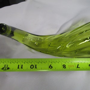 Vintage Duncan Miller Green Glass Horn of Plenty Cornucopia Decor - Etsy