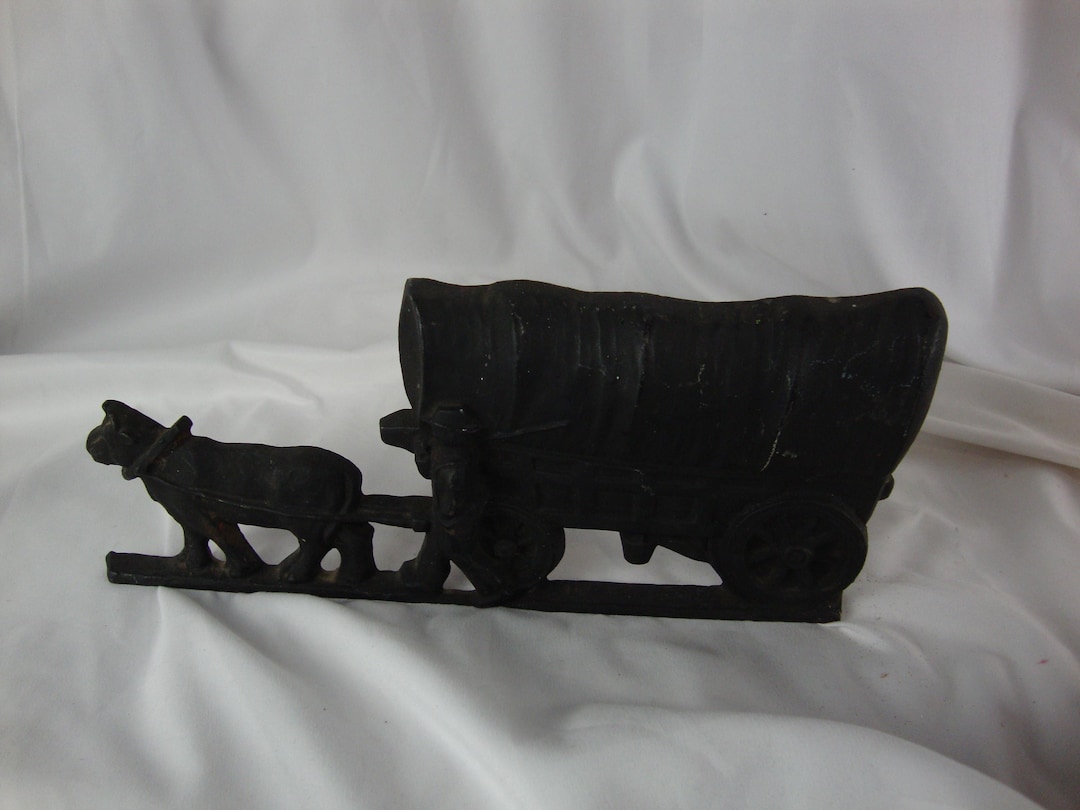 Vintage Cast Iron Ox With Yoke and Carriage Door Stop - Etsy