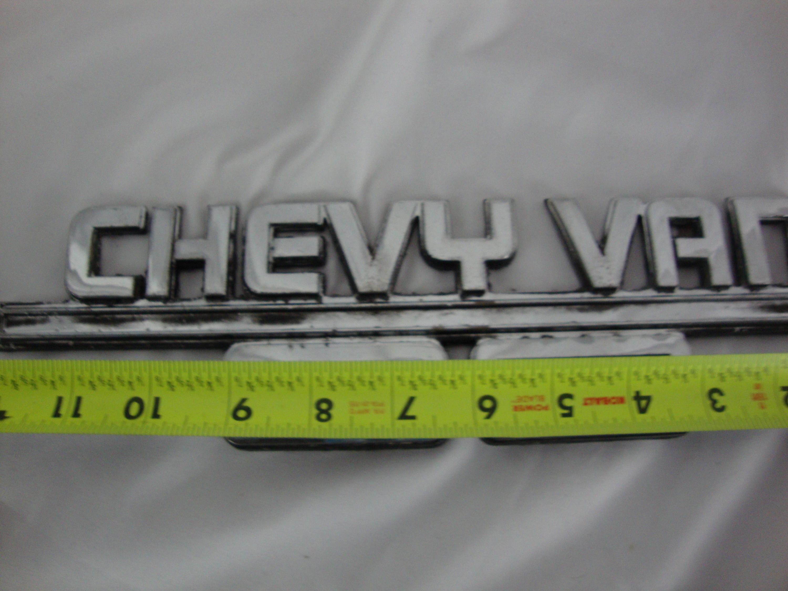 Vintage Chevy Van G30 Metal Emblem Diesel #14060365 - Etsy