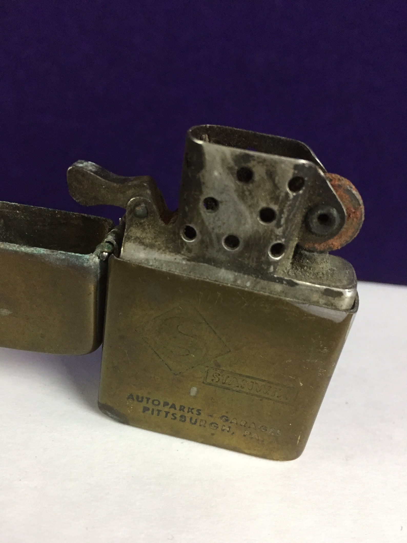 Vintage Lighter Stanwix Auto Parts Damaged Hinge | Etsy
