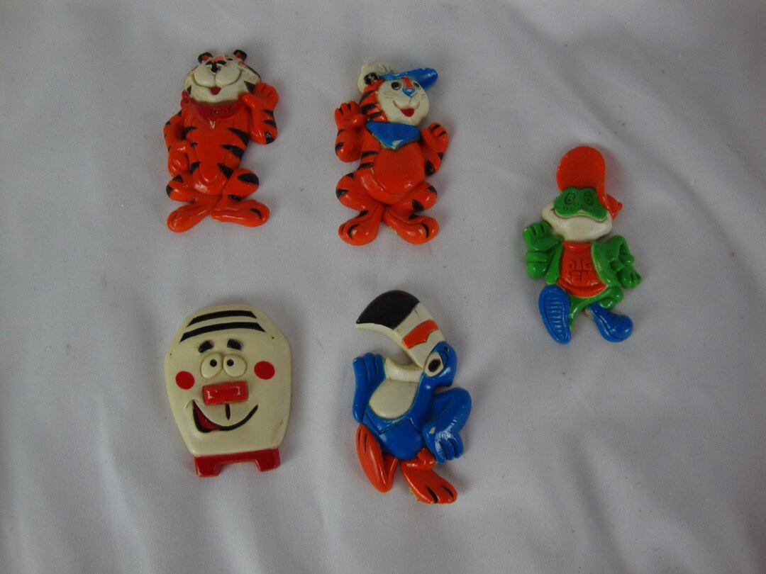 1978 Kellogg's Cereal Characters Refrigerator Magnets Set of 5 - Etsy