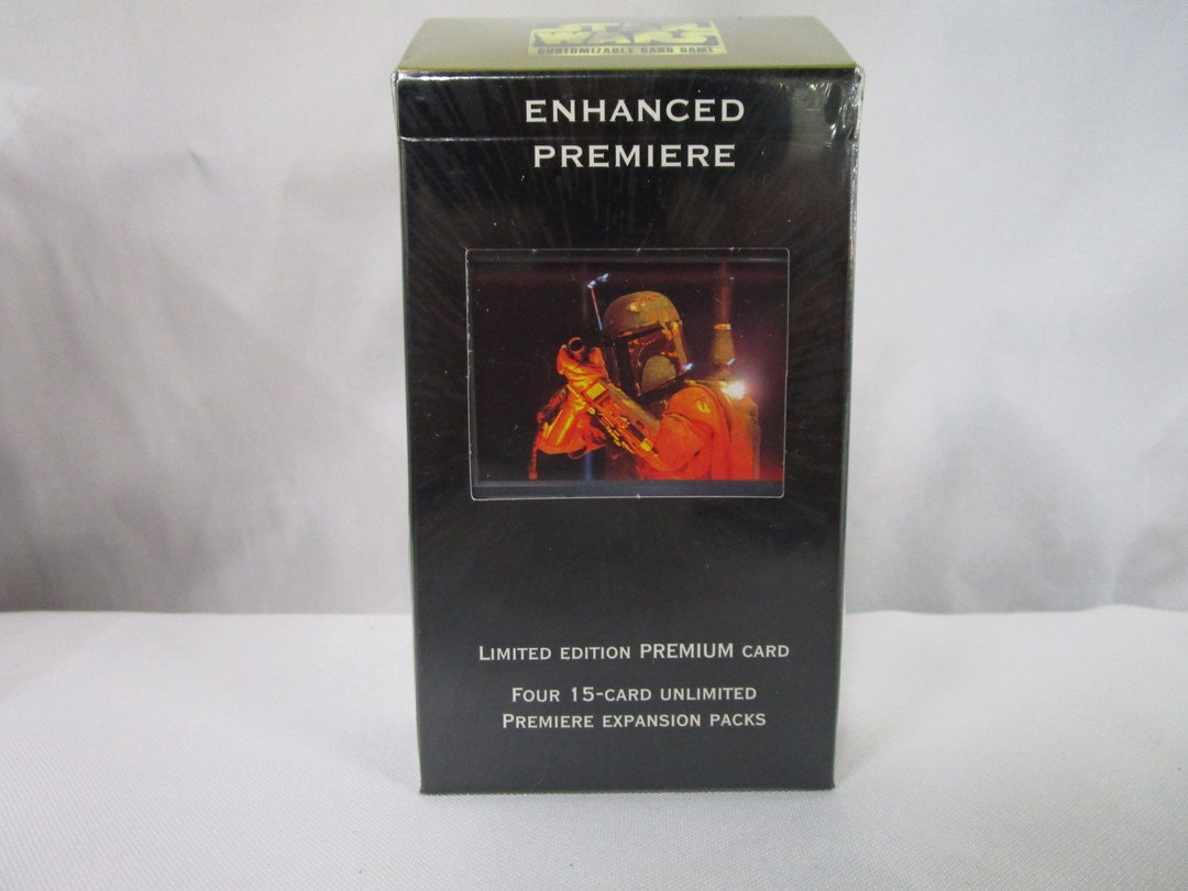1998 Star Wars Enhanced Premiere CCG Box sealed Boba Fett - Etsy