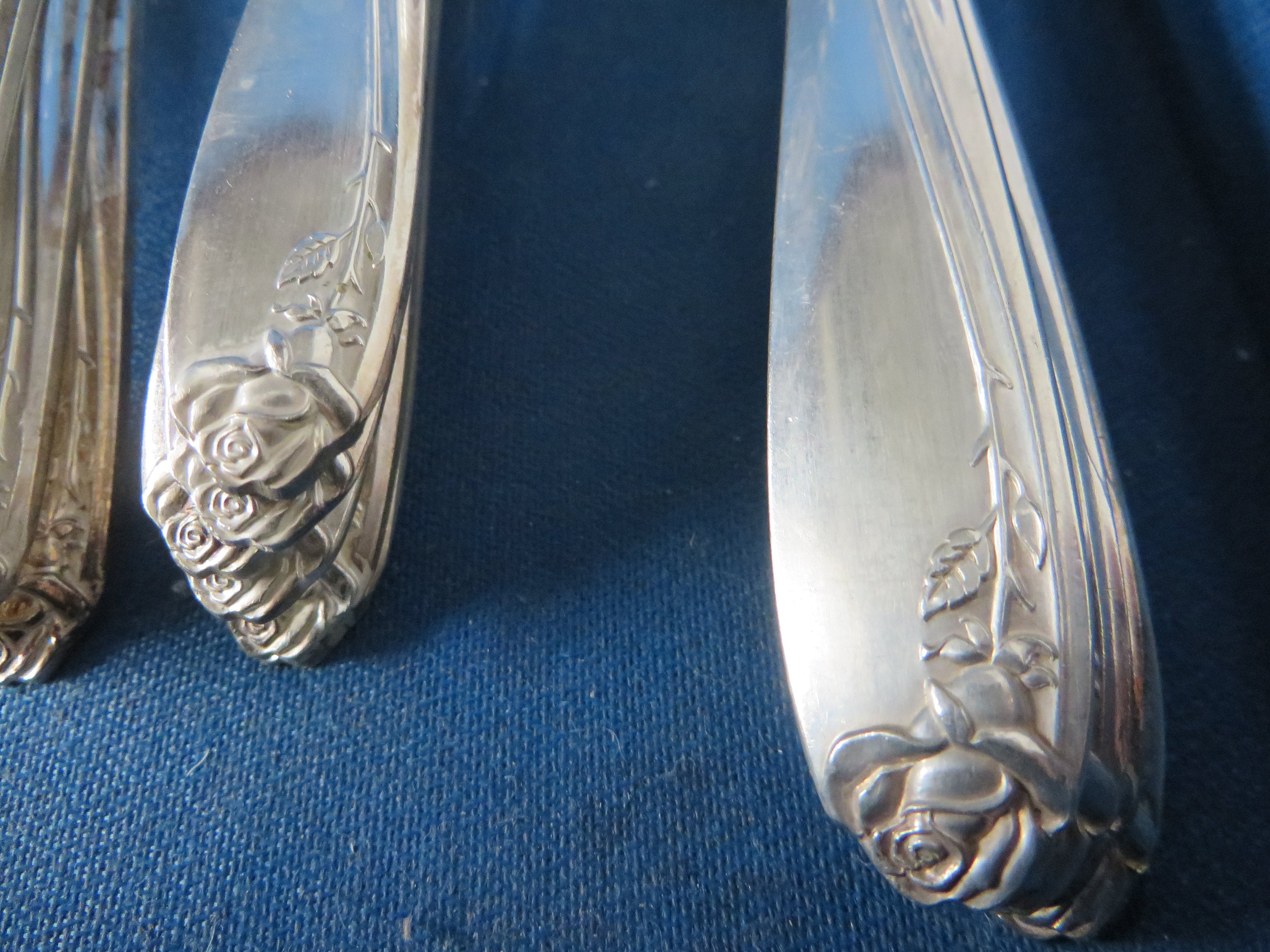 Vintage Rogers Mfg Tupperware Rose Pattern Silverware | Etsy