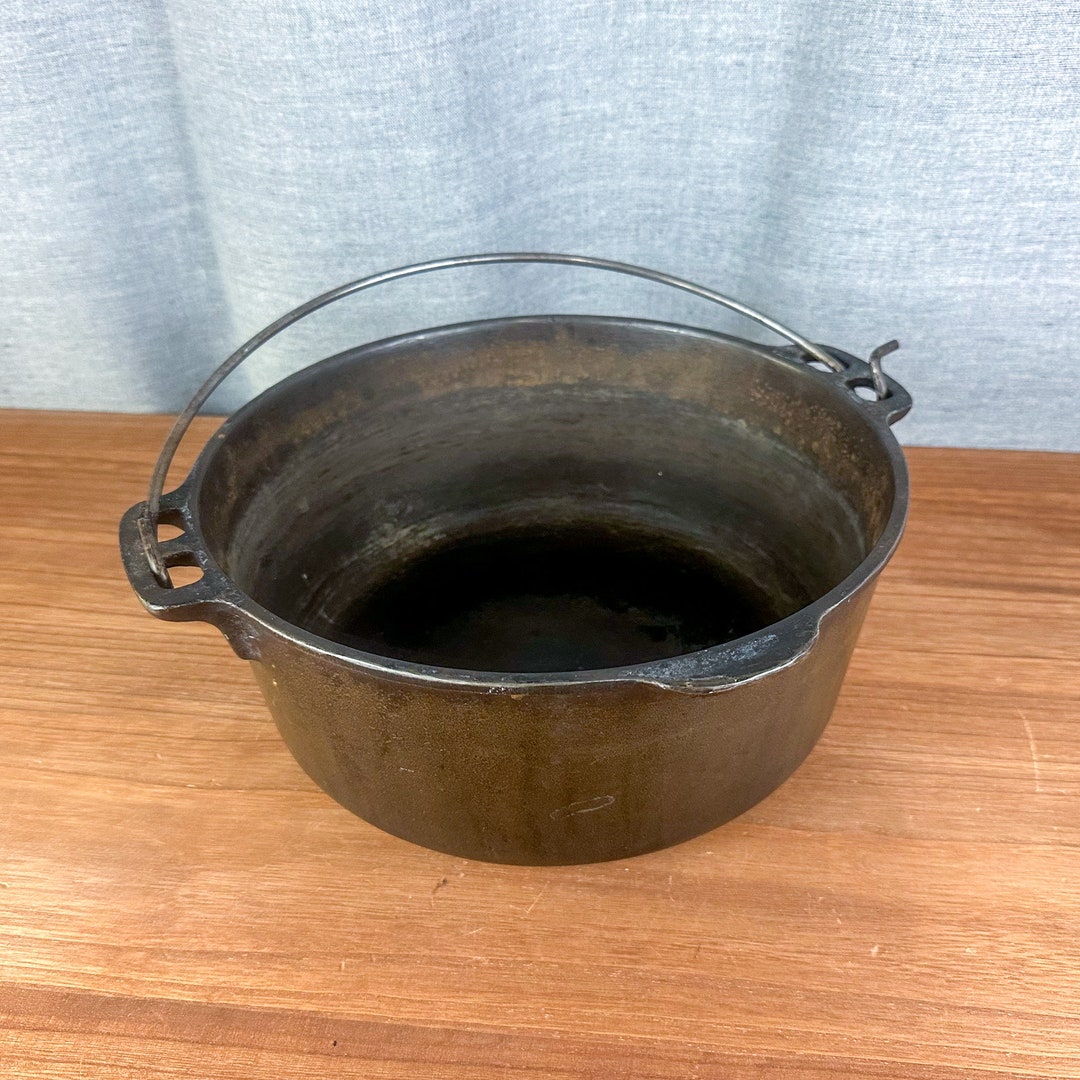 Vintage Cast-iron 5-quart Bucket Style Handle Cooking Pot - Etsy