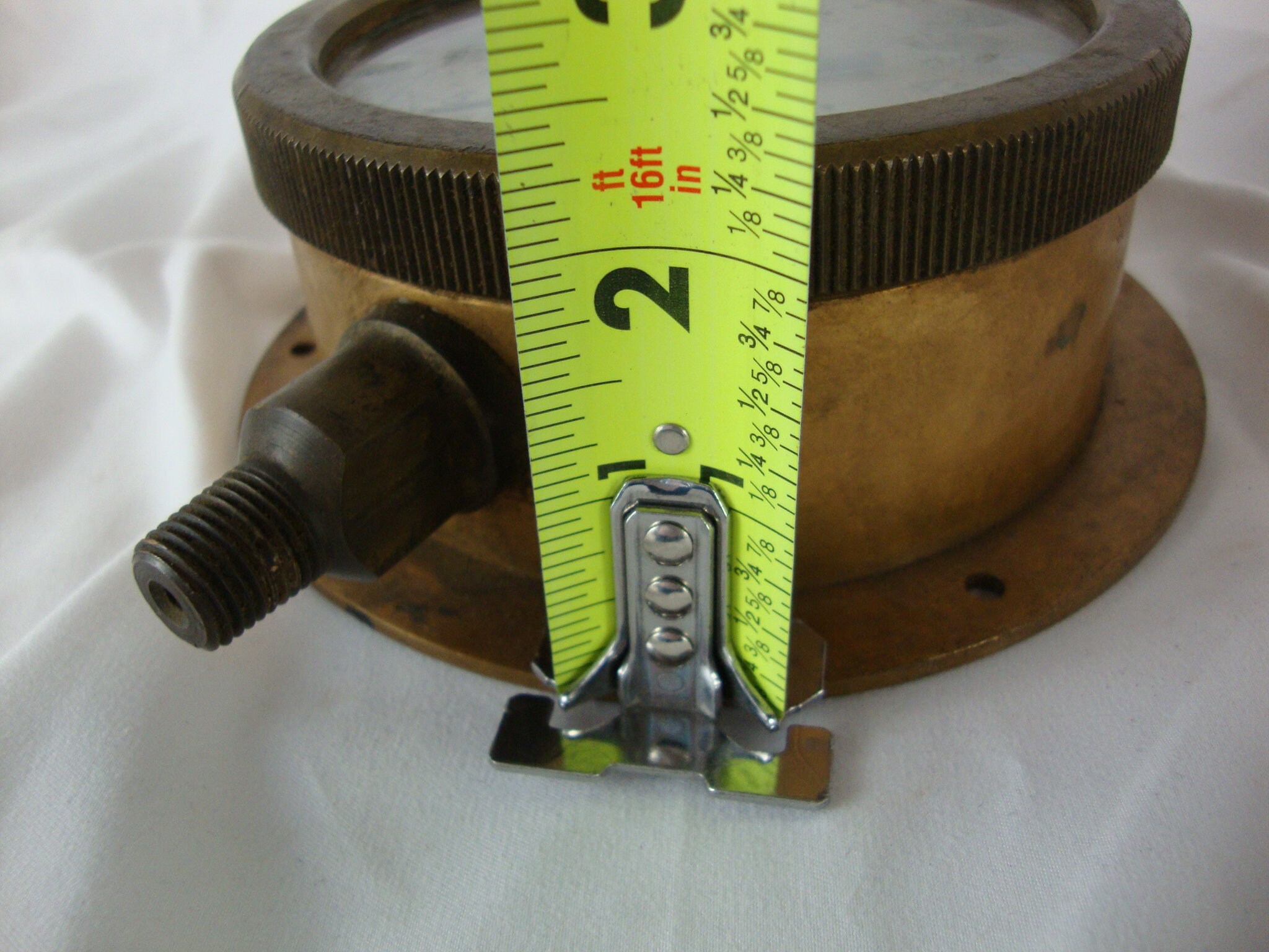Vintage Acme NY Brass 0-60 Inches of Water Pressure Gauge *UNTESTED* - Etsy