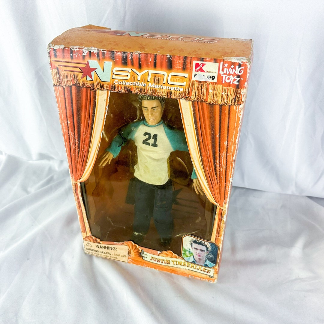 2000 Living Toys NSYNC no Strings Attached Justin Timberlake ...