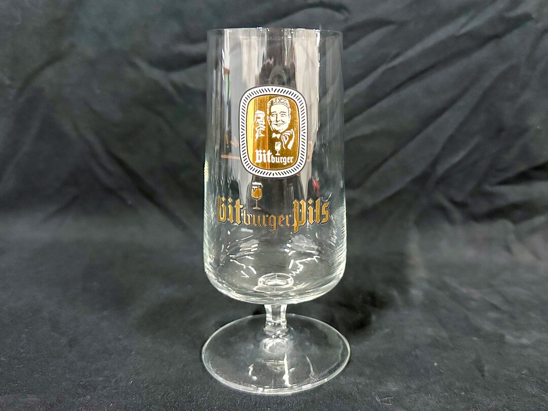 Vintage Small bitburger Pils Stemmed Pilsner Glass - Etsy