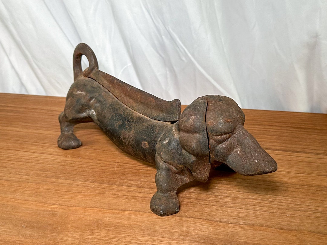 Vintage Cast-iron Dachshund-shaped Door Stop/boot Scraper - Etsy