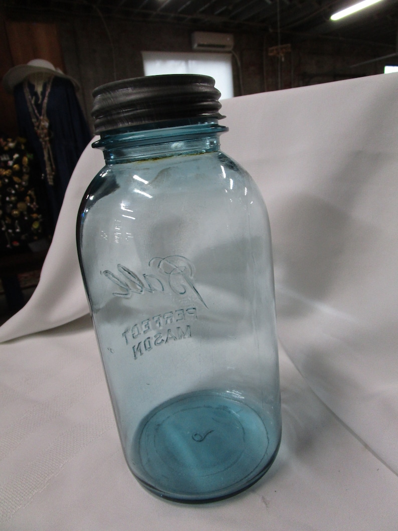 Vintage 1923-1933 Ball Perfect Mason Half Gallon Jar With - Etsy