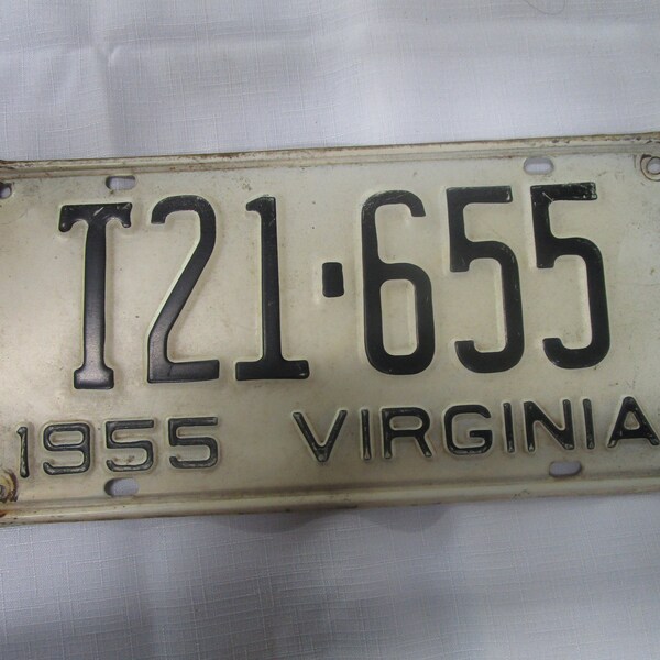 1955 License Plates - Etsy