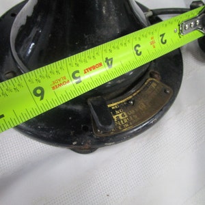 Vintage Peerless Electric Co. Brass Blade Electric Table Fan With Brass ...