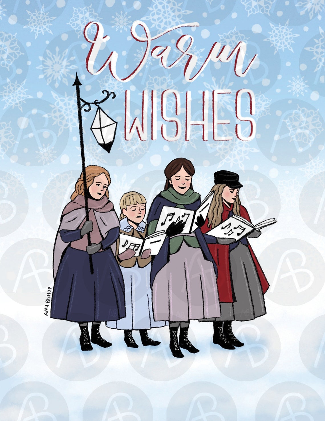 Little Women Christmas Cards, Set of 8 - Etsy