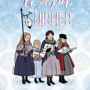 Little Women Christmas Cards, Set of 8 - Etsy