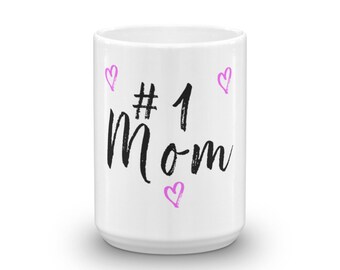 Number One Mom Mug | Etsy