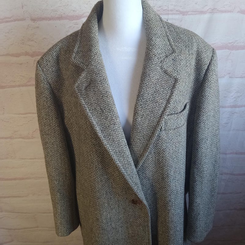 Wool Tweed Coat - Etsy
