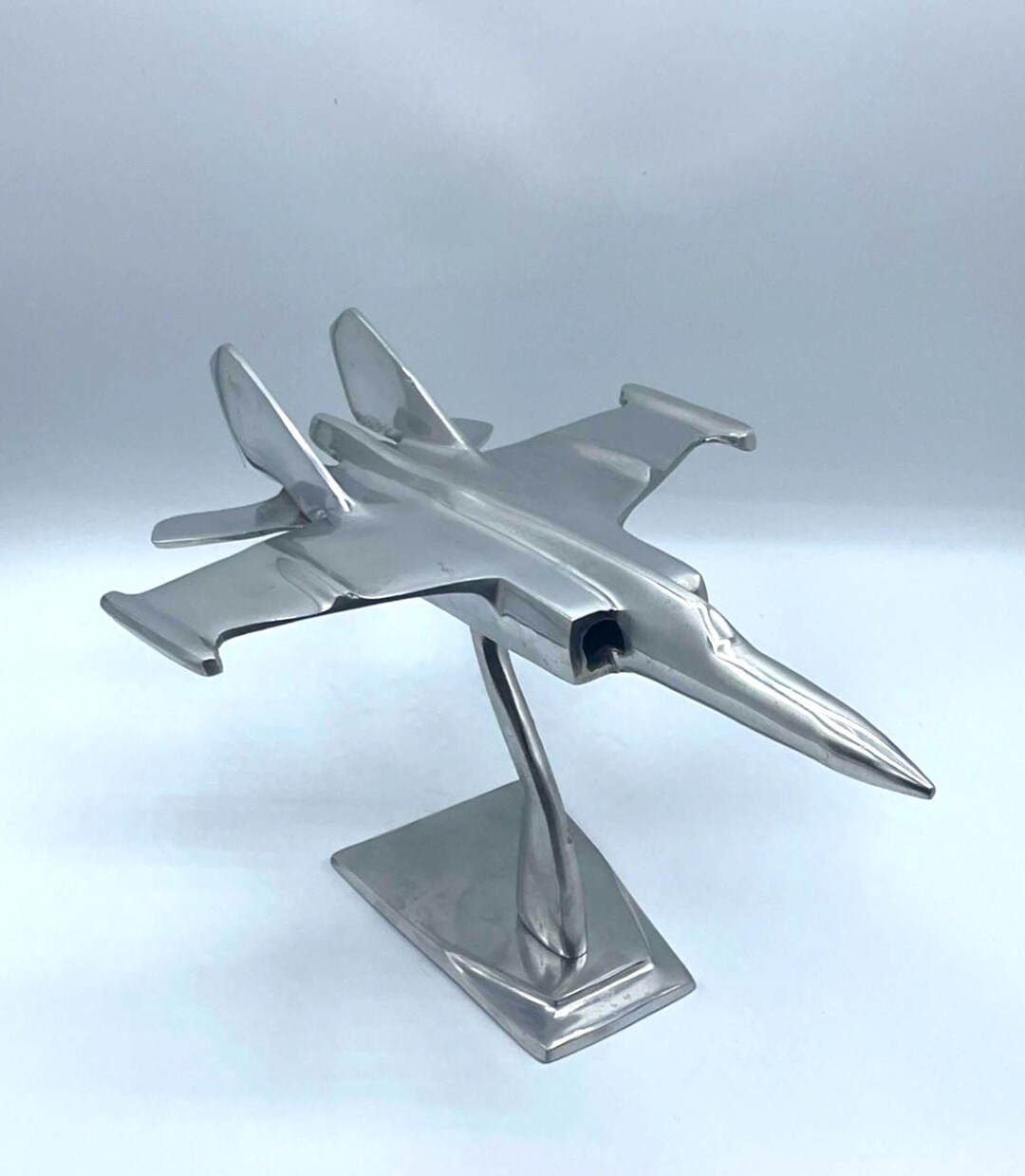 Cast Aluminum Metal Fighter Jet Plane Airplane Statue Figurine MIG-25 ...