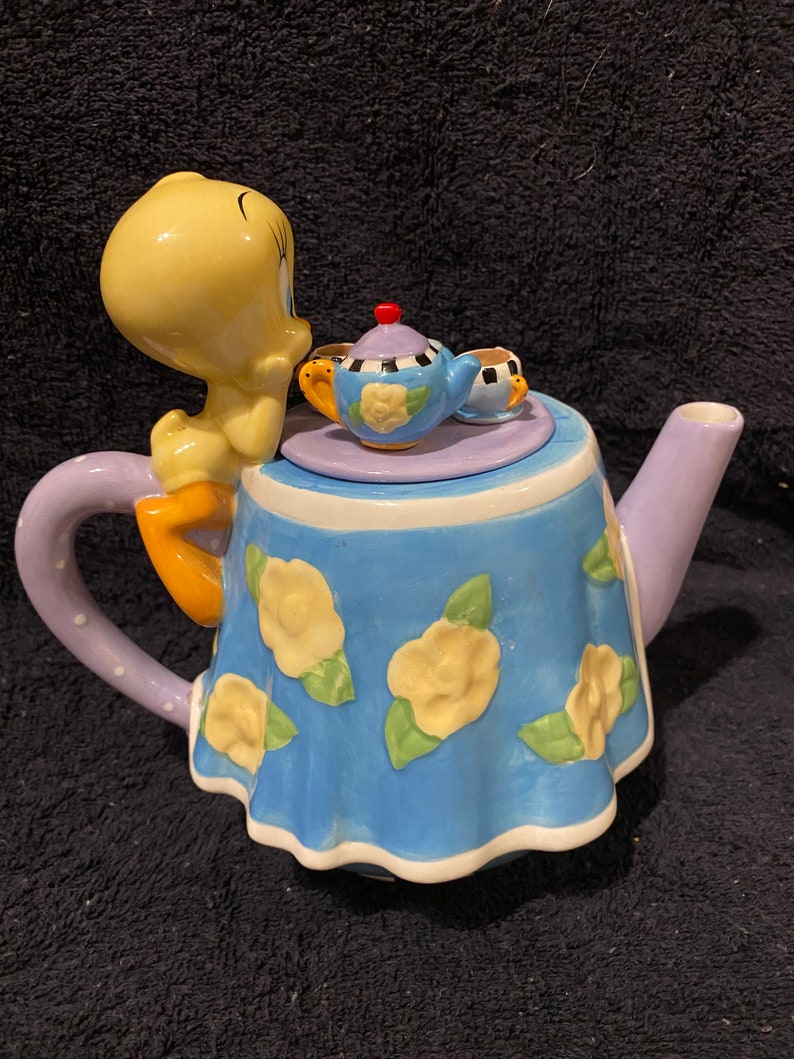 Vintage WB Tweety Bird Tea Party Warner Brothers Store MIB 1999 - Etsy