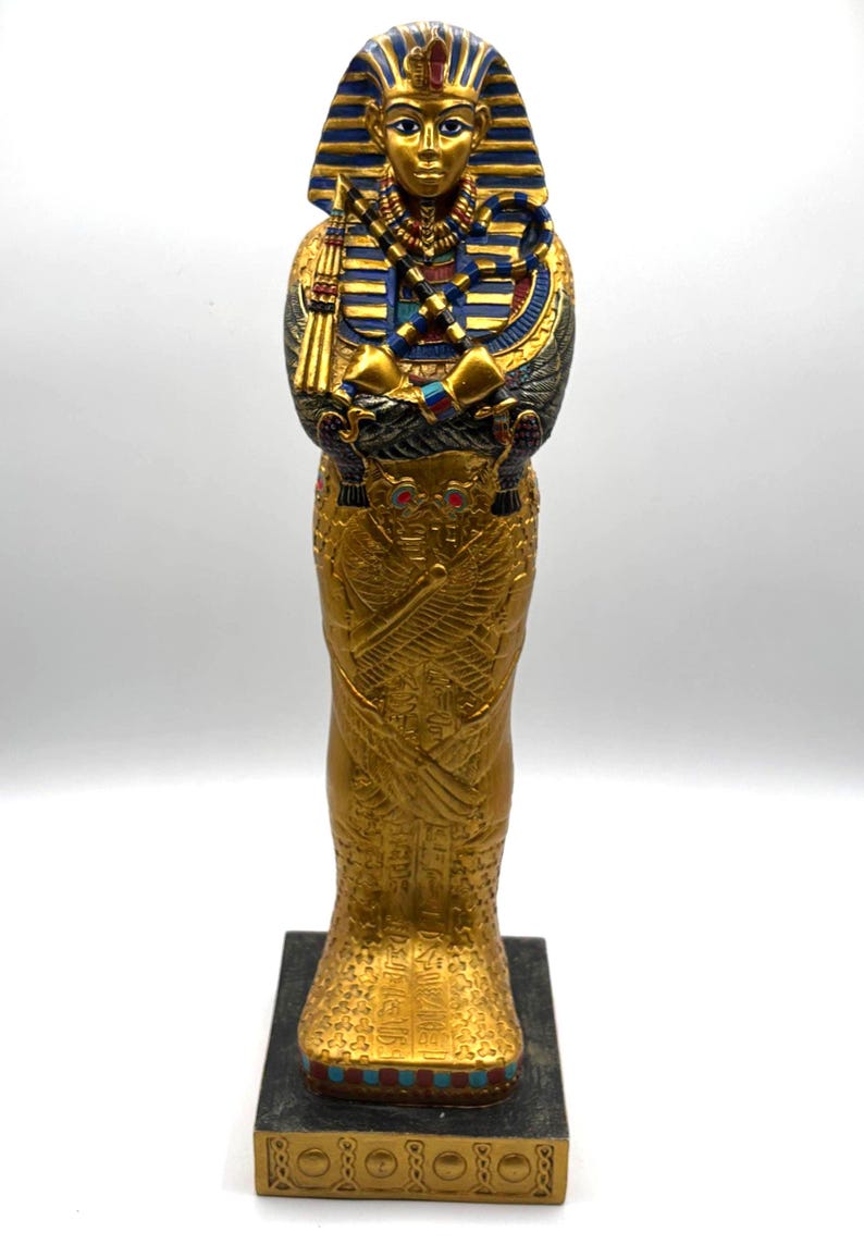 Ancient Egyptian Pharaoh King Tut Statue by Pacific Giftware - Etsy