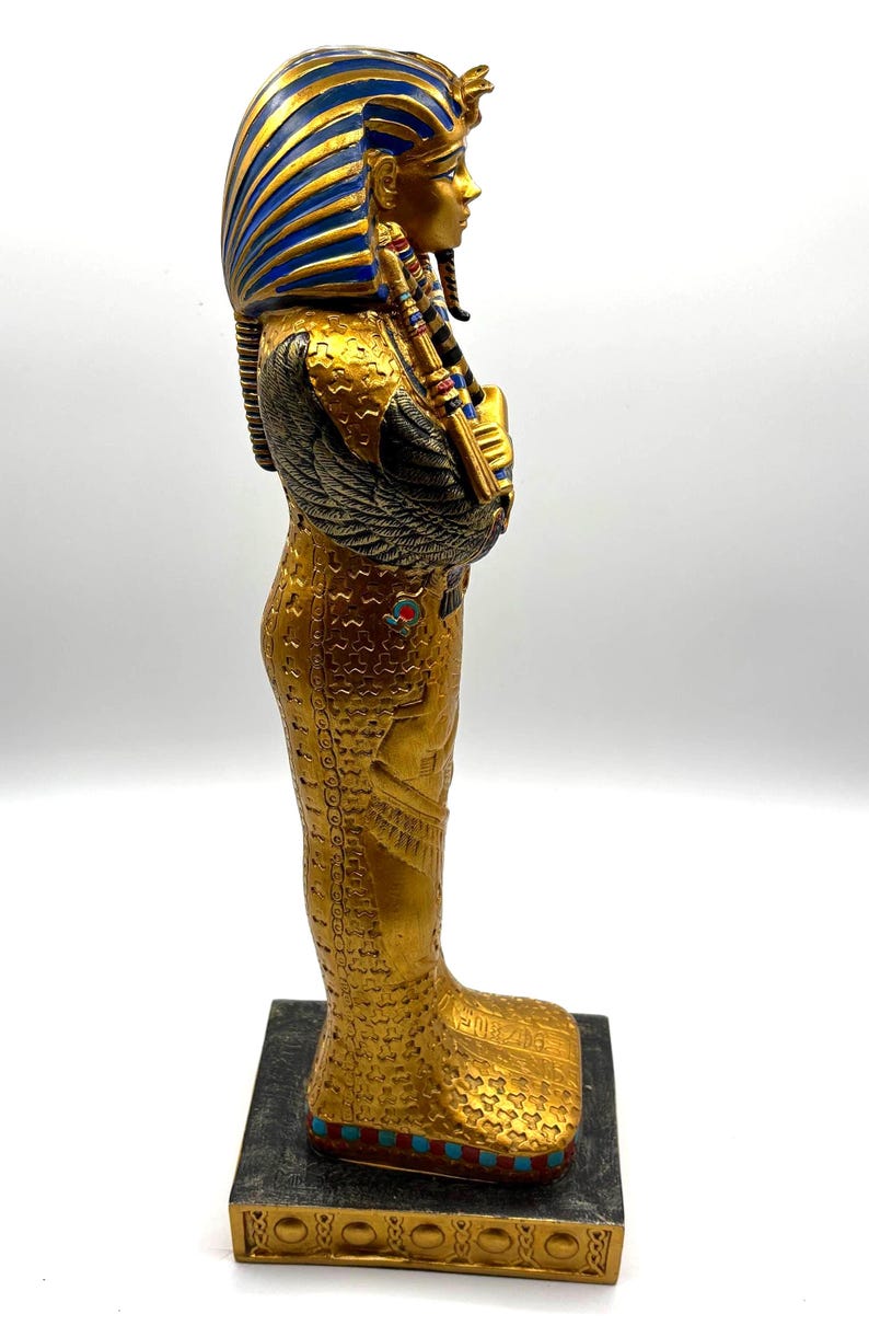 Ancient Egyptian Pharaoh King Tut Statue by Pacific Giftware - Etsy
