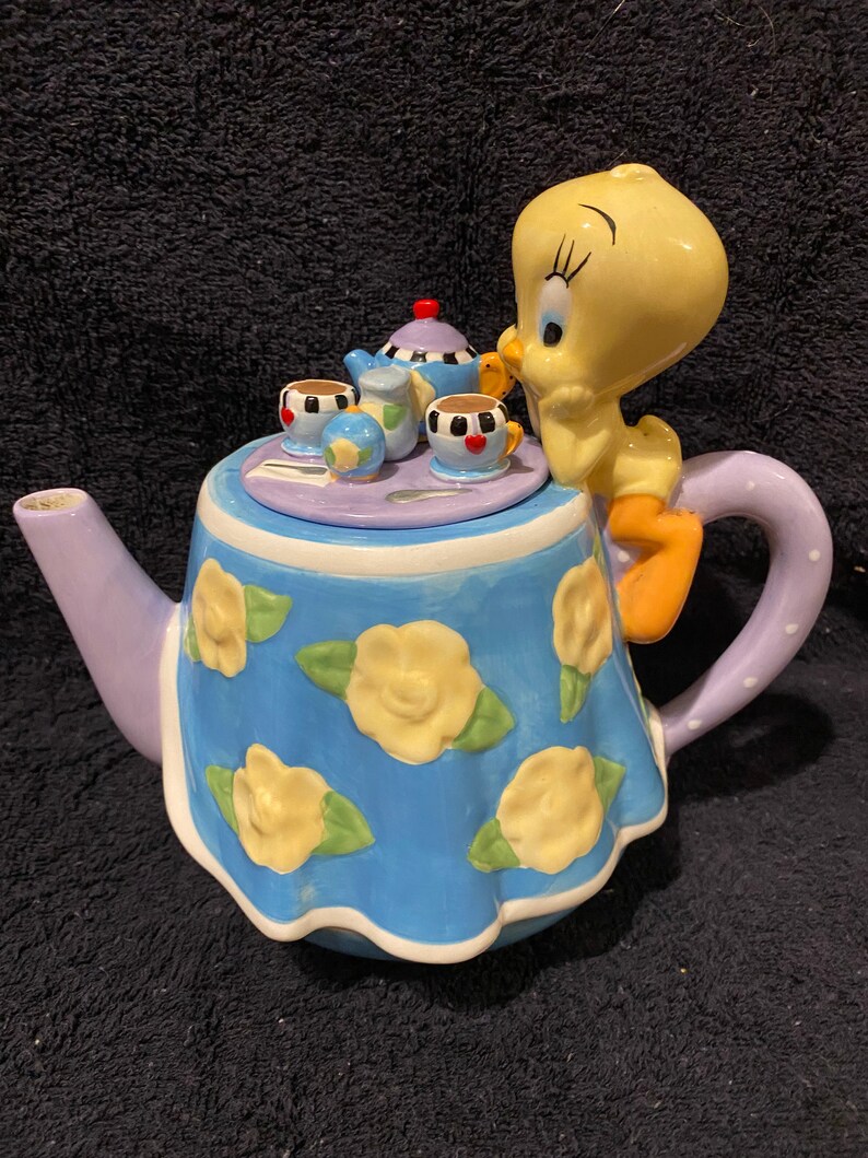 Vintage WB Tweety Bird Tea Party Warner Brothers Store MIB 1999 - Etsy