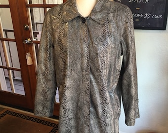 Snake Skin Jacket - Etsy