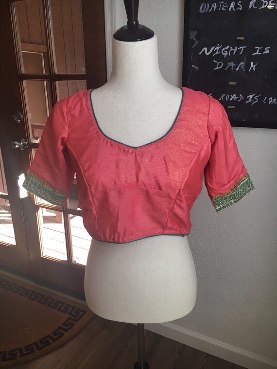 vintage sari top choli - Gem