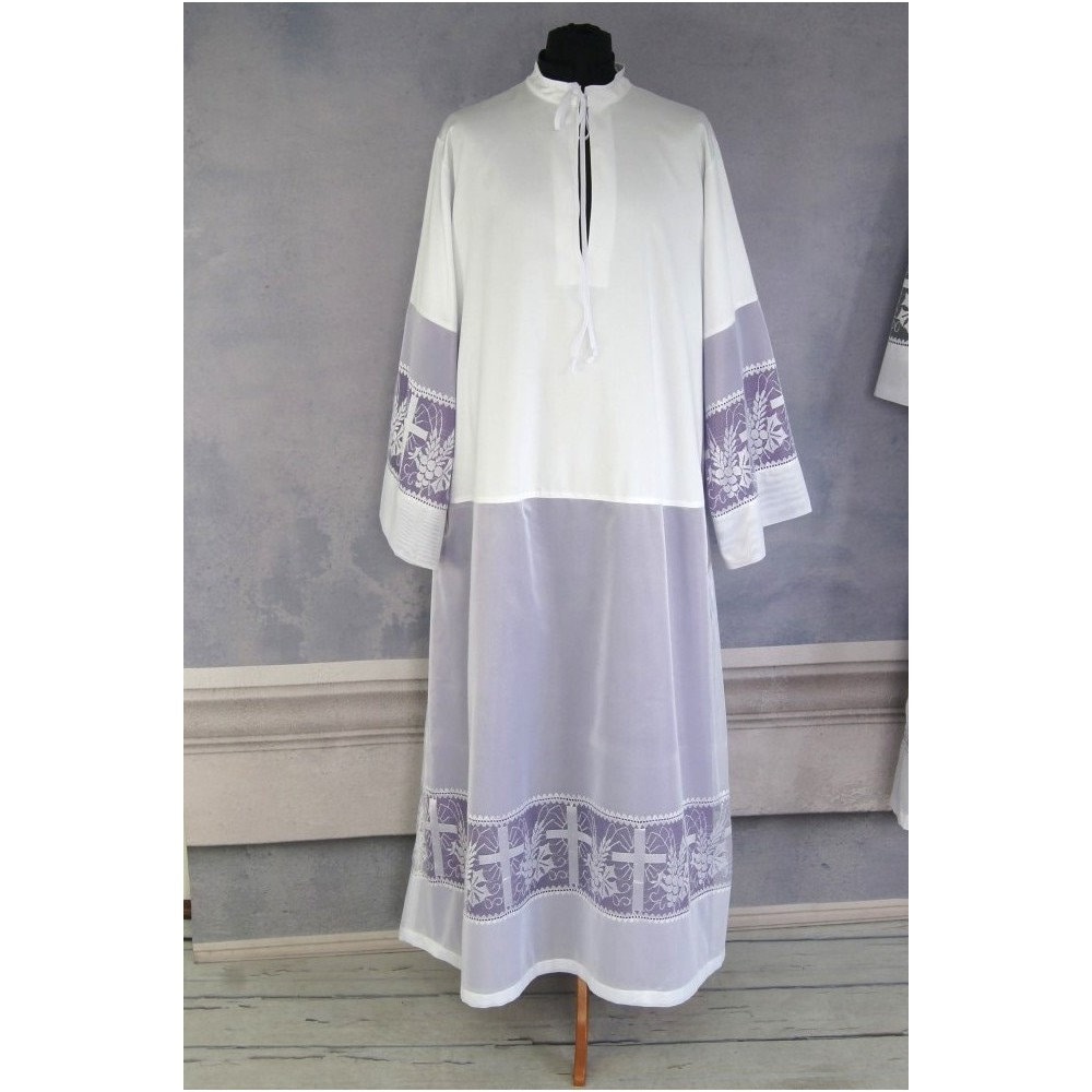 Priest Alb With the Pleads in the Front and Back ,white Alb, Albs for ...