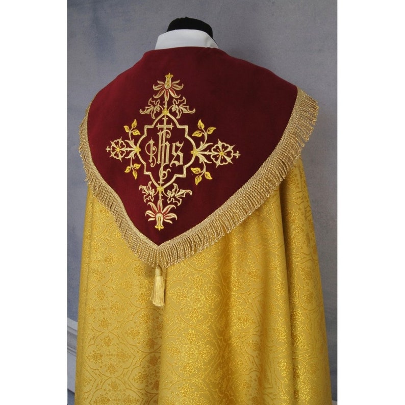 Gothic Cope with a matching inner stole Gold Chasuble | Etsy