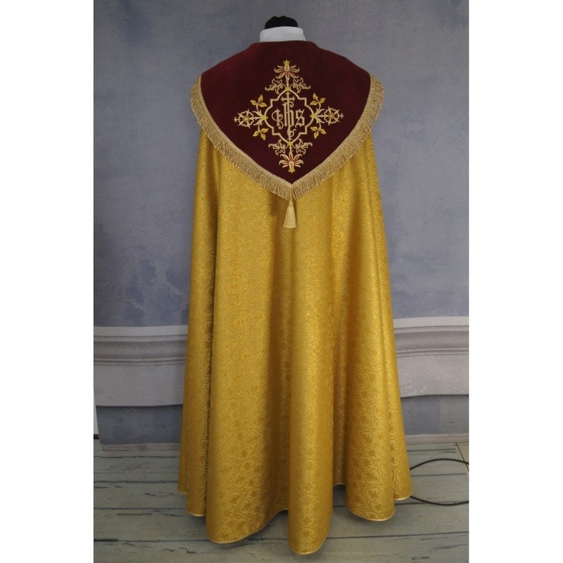 Gothic Cope with a matching inner stole Gold Chasuble | Etsy