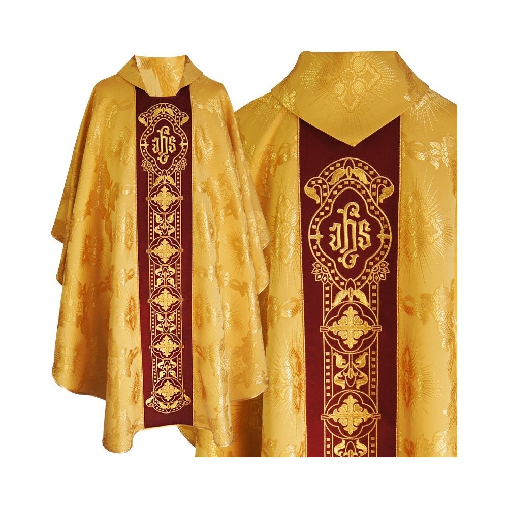 Gothic Style Chasuble Vestments for Priest Catholic - Etsy