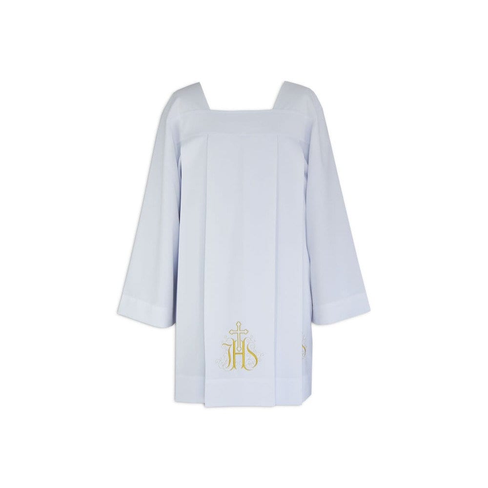 Traditional Square Neck Priest Surplice/cottas With Pleats, White ...