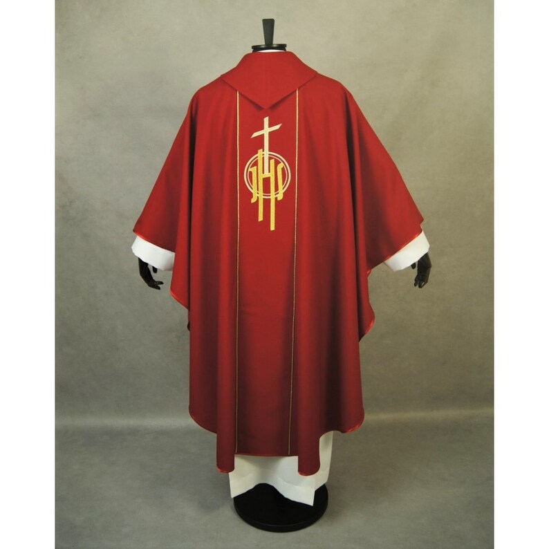 Gothic Style Chasuble, Vestments for Priest, Catholic Vestment, Gift ...