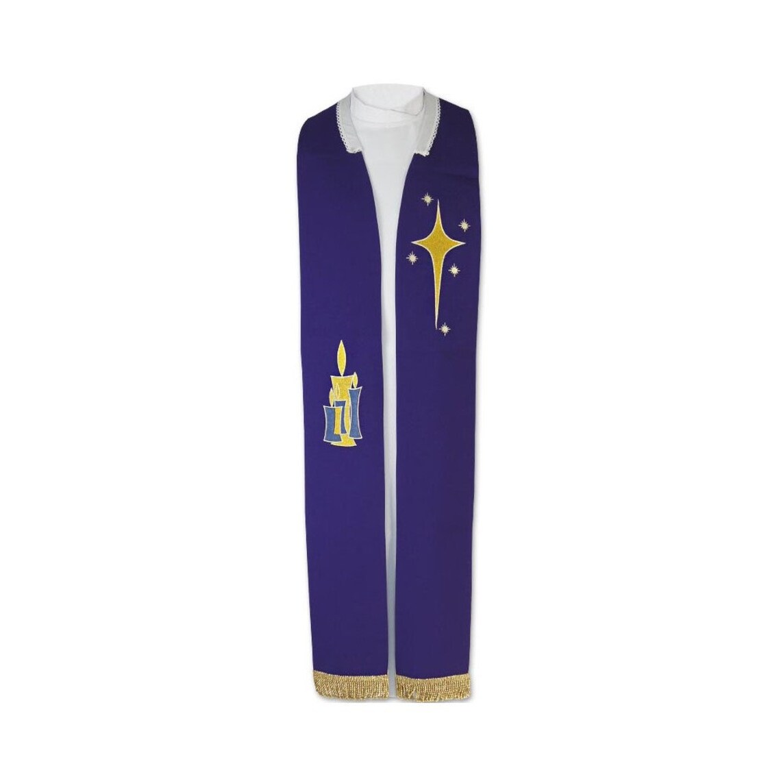 Advent Priest Stole Chasuble Stole Stole for Priest - Etsy