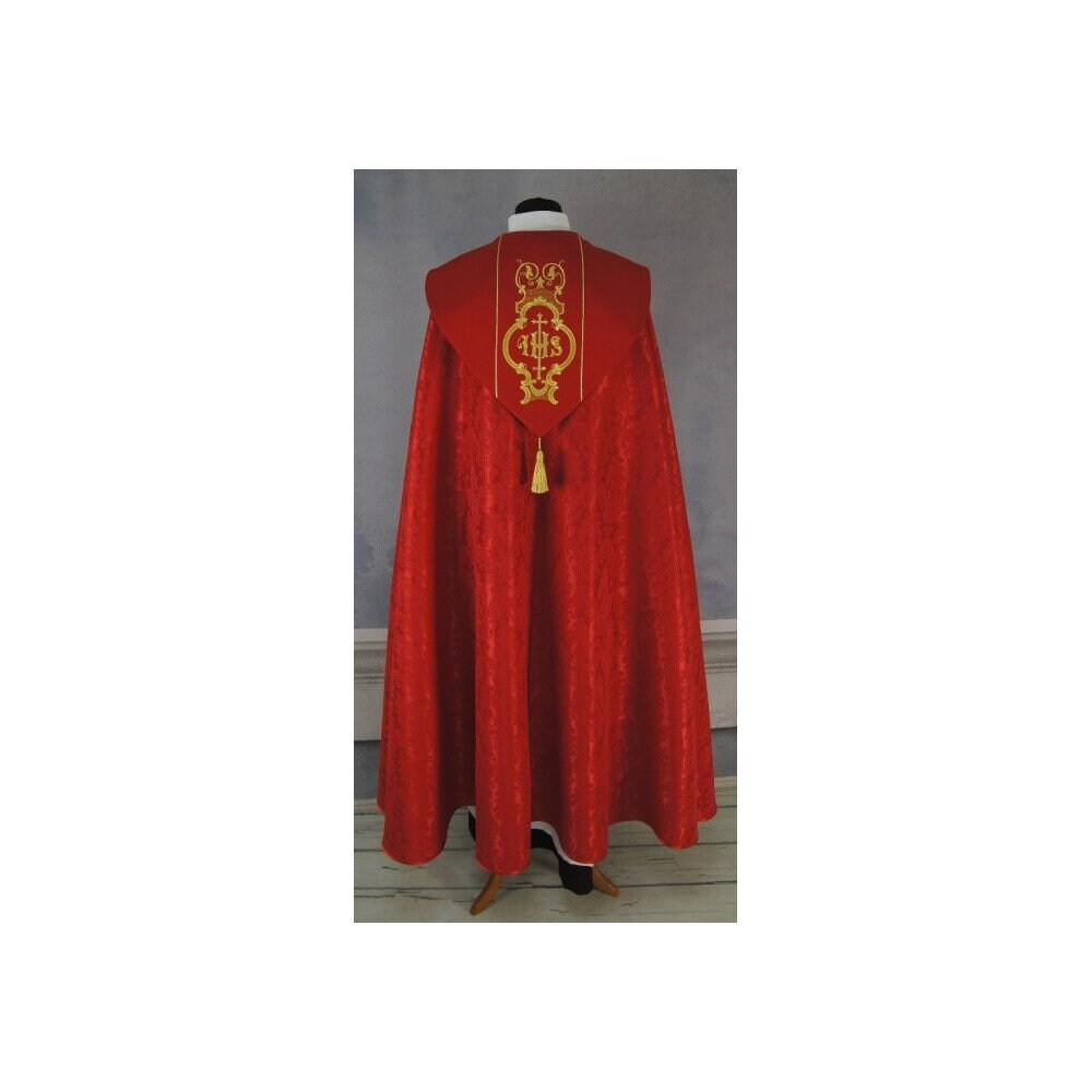 Gothic Style Cope With a Matching Stole, Red Cope, Copes for Priest ...