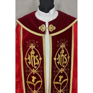 Gothic Style Cope With a Matching Stole, Cope for Priest, Catholic ...