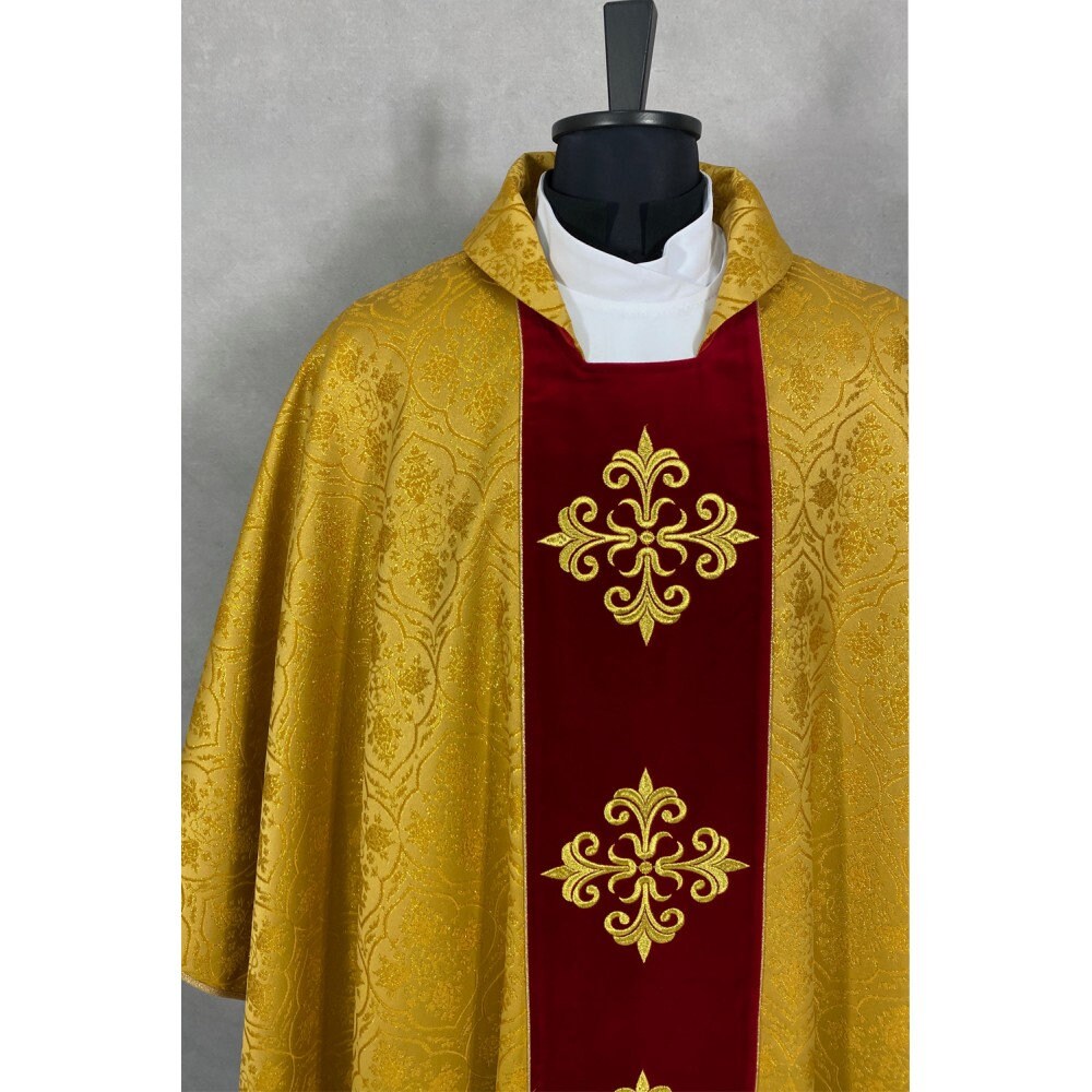 Gothic Style Chasuble, Vestments for Priest, Catholic Vestment, Gift ...