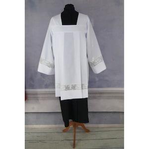 Priest Surplice ,white Alb, Albs for Priest, Catholic Alb, Liturgical ...