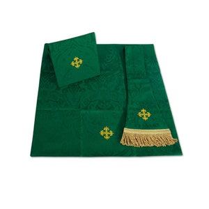 Full Set of 6 Colors, Maniple, Burse and Chalice Veil Set, Accessory ...