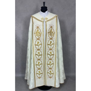 Gothic Style Cope With a Matching Stole, Cope for Priest, Catholic ...
